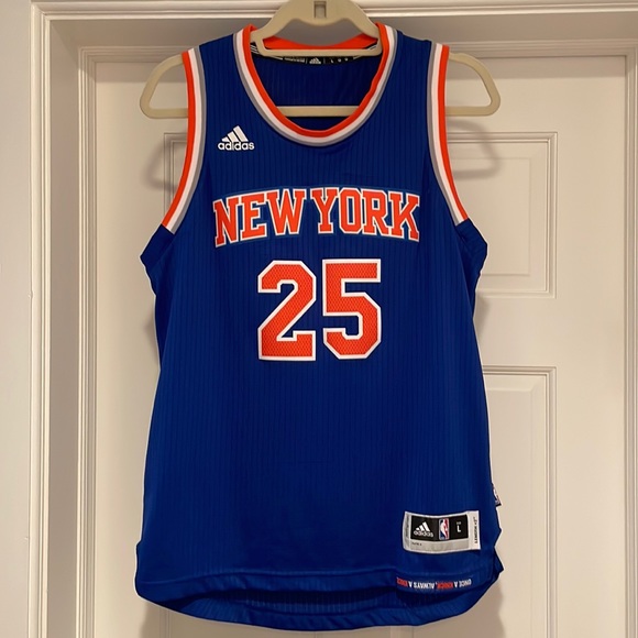 adidas | Shirts & Tops | Derrick Rose New York Knicks Adidas Jersey ...